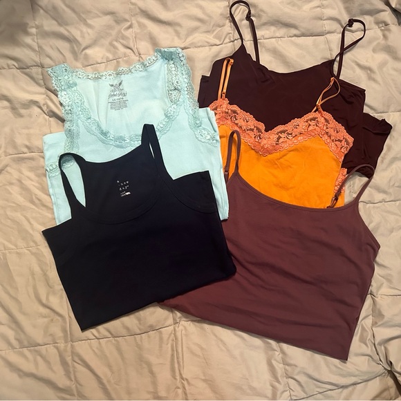 Tops | Bundle Of 5 Tank Tops | Poshmark